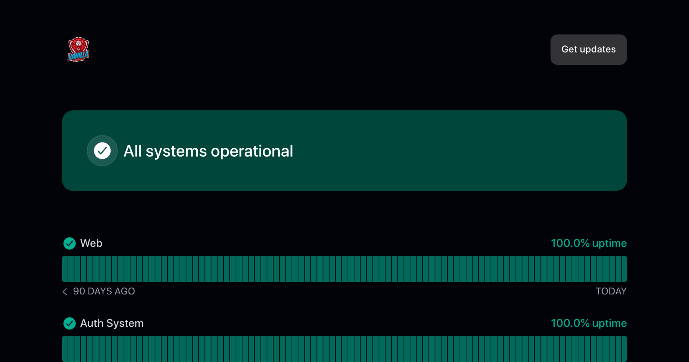 Notice history - Vanilla Anticheat - Status